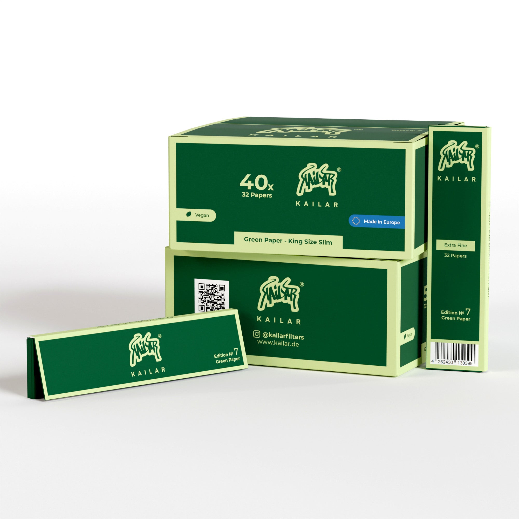 Kailar Green King Size Slim Longpapers Edition 7 – Kailar Filters